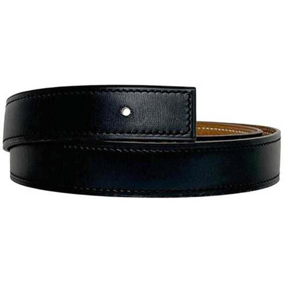 Hermes | Accessories | Hermes Belt Only Black Brown Gold Waist 76cm ...